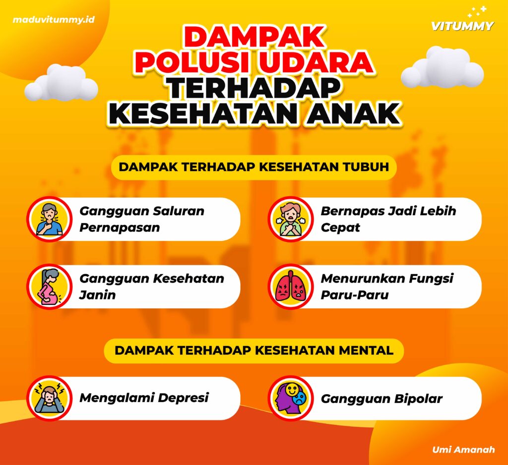 6 Dampak Polusi Udara, Kesehatan Anak Harus Diperhatikan!